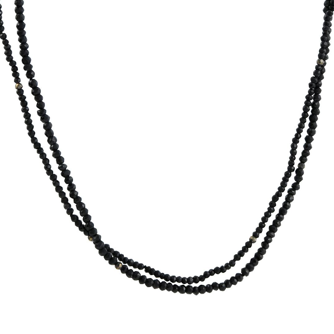 Hill House - Spinel and Pyrite Convertible Wrap Bracelet/Necklace – The ...