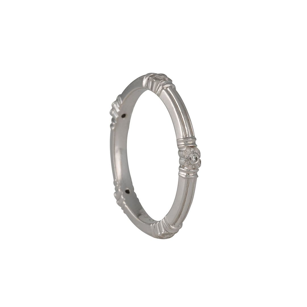 SALE - Striated Buttercup Diamond Band – The Clay Pot